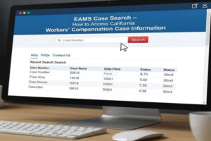 EAMS Case Search 2025: Track California Workers’ Comp Claims